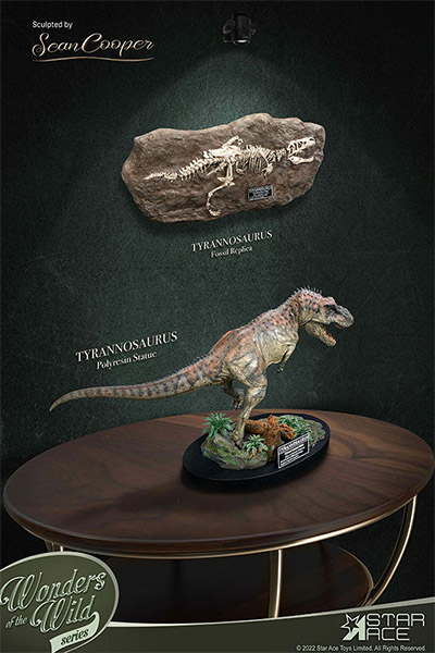 Star Ace Wonders of the Wild Tyrannosaurus Rex Deluxe Statue, Razors ...