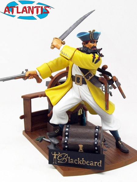 Atlantis Models Blackbeard the Bloodthirsty Pirate Model Kit | Razors ...
