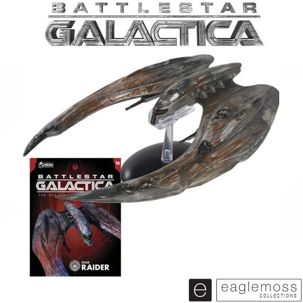 Eaglemoss Battlestar Galactica Scar Cylon Raider Ship Replica | Razors ...