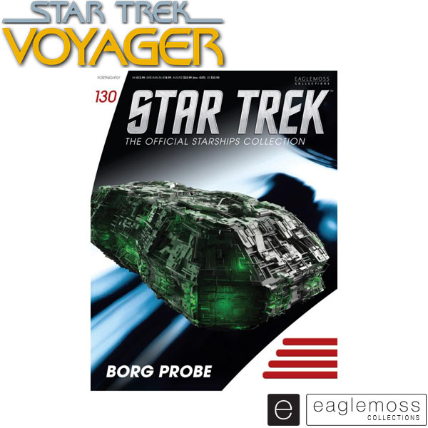 Eaglemoss Star Trek Voyager Borg Probe Ship Replica | Razors Edge ...
