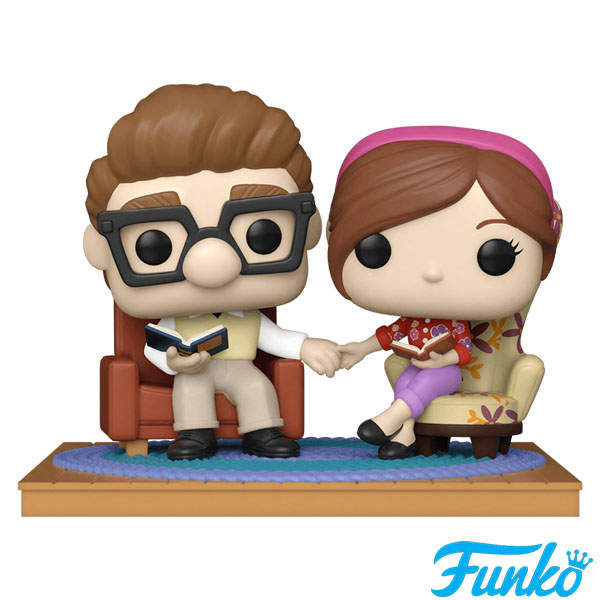Funko POP #1338 Moment Disney Pixar Up Young Carl and Ellie Holding ...