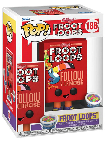 Funko POP #186 Kelloggs Foot Loops Cereal Box Figure | Razors Edge ...