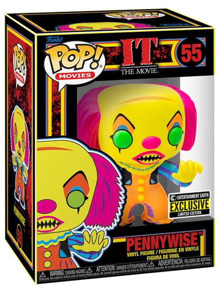 Funko POP #55 IT Pennywise Black Light Exclusive Figure | Razors Edge ...