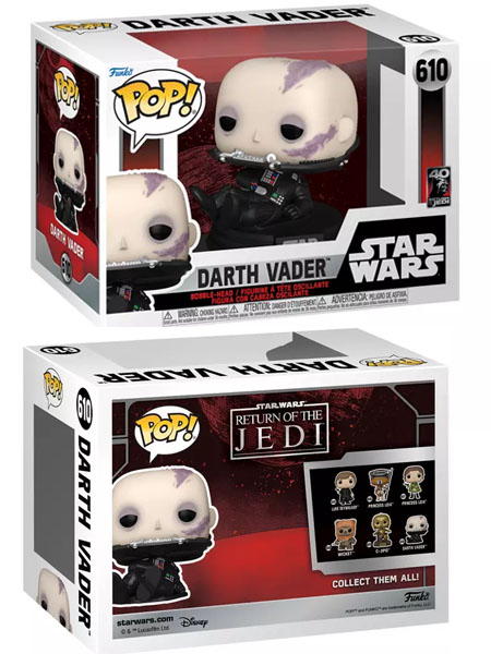 Funko POP #610 Star Wars Return of the Jedi Darth Vader Figure | Razors ...