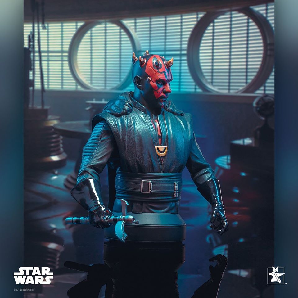 Gentle Giant Star Wars Darth Maul Crimson Dawn Bust | Razors Edge ...