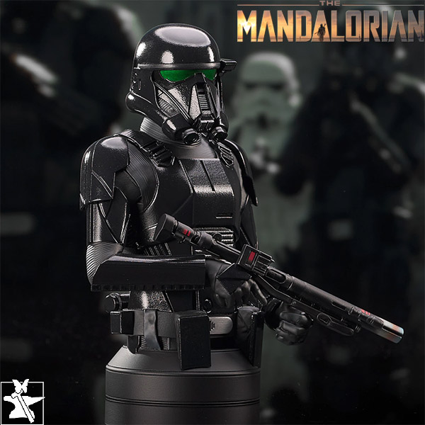 Gentle Giant Star Wars The Mandalorian Death Trooper Bust | Razors Edge ...