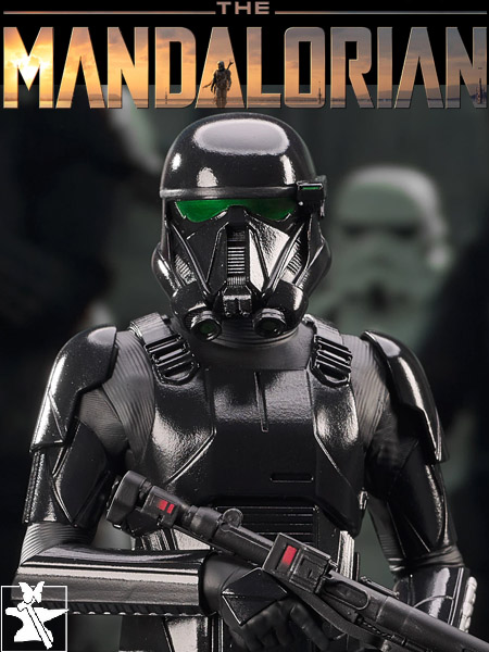 Gentle Giant Star Wars The Mandalorian Death Trooper Bust | Razors Edge ...