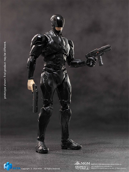 Hiya Toys RoboCop 2014 Black RoboCop Action Figure, Razors Edge ...