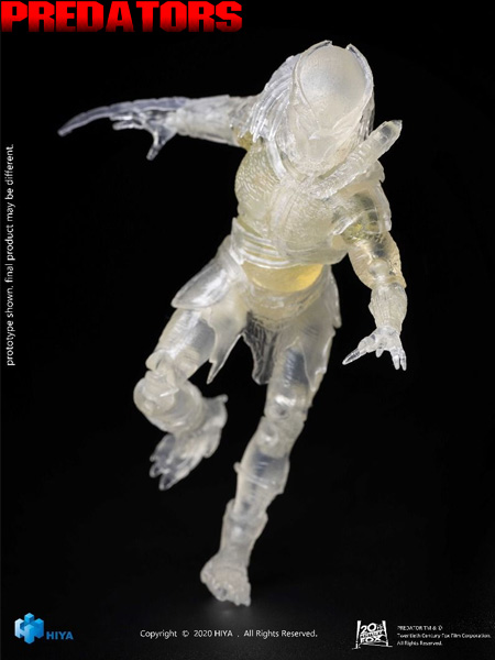 Hiya Toys Predators Invisible Berserker Predator 1:18 Scale Action ...