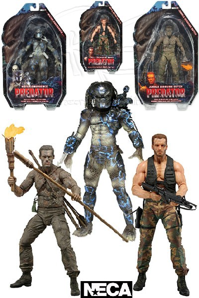 Neca Predators Series 9 Action Figure Set of 3, Razors Edge Collectibles