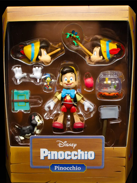 Super 7 Disney Ultimates Pinocchio 7 Inch Scale Action Figure | Razors ...