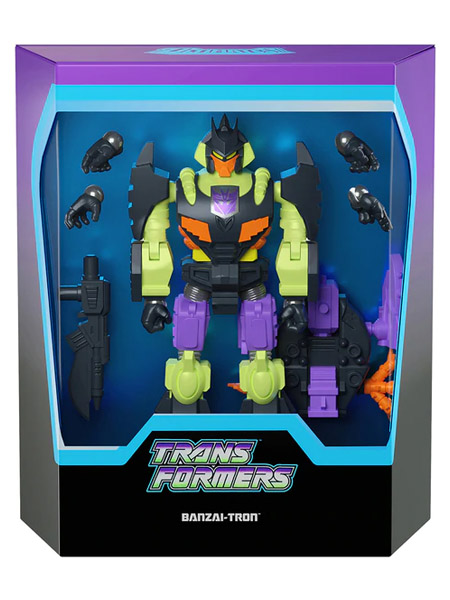 Super 7 Transformers Ultimates Banzai-Tron 7 Inch Scale Figure | Razors ...