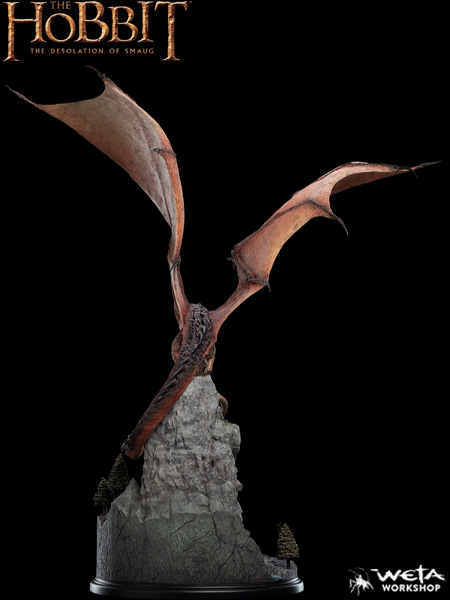 Weta Collectibles The Hobbit Smaug The Fire Drake Statue | Razors Edge ...