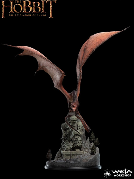 Weta Collectibles The Hobbit Smaug The Fire Drake Statue | Razors Edge ...